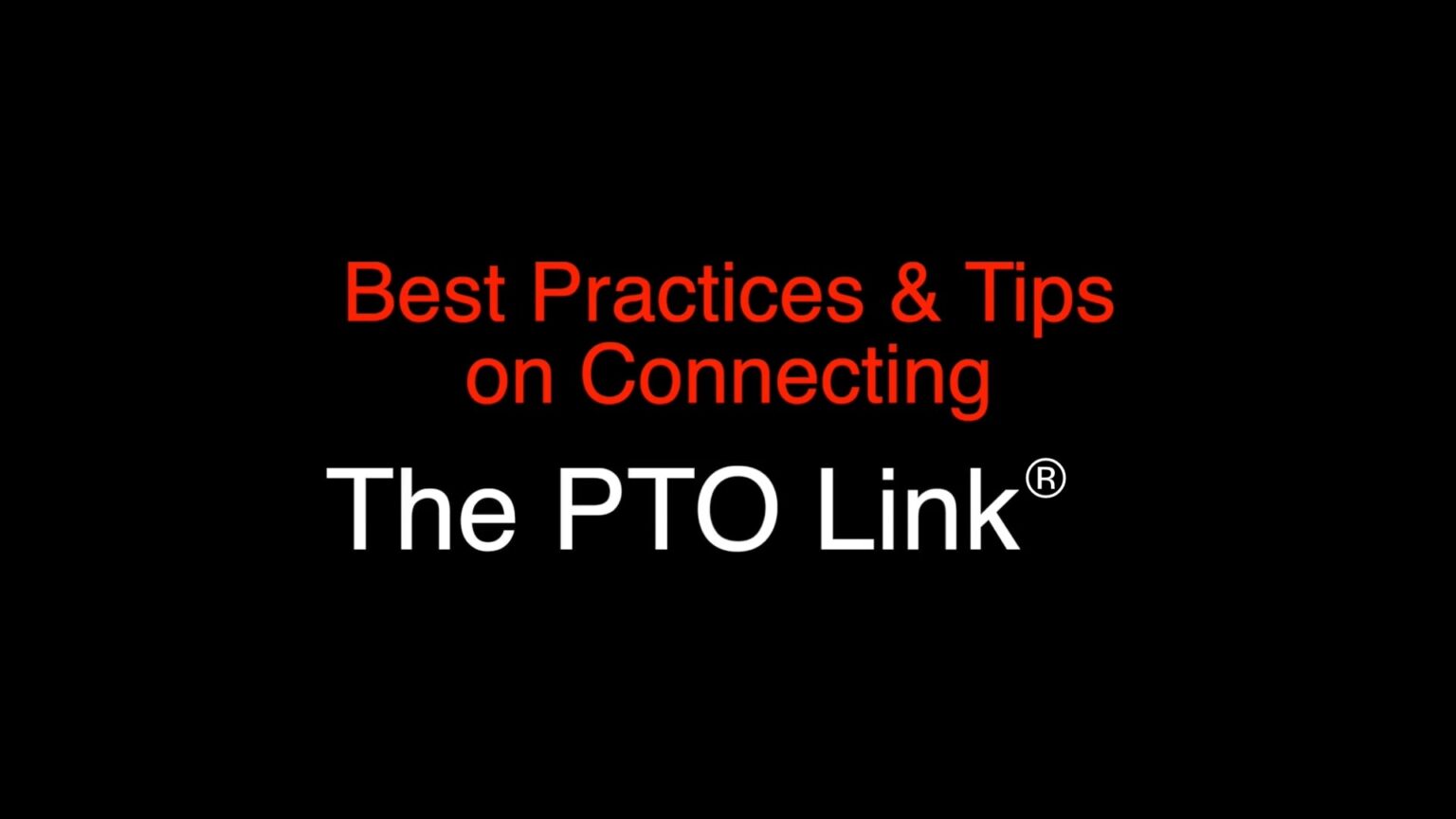 Videos - PTO Link